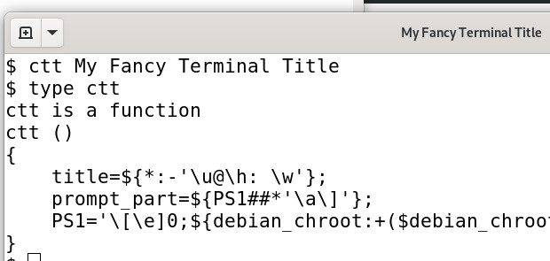 Terminal Window Title Rob s Web